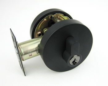 201 Double Cylinder Dead Lock Matt Black | Worldwide Hardware Pty Ltd