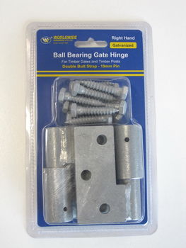 Double Butt Ball Bearing Gate Hinge Galvanized -Right Hand | Worldwide ...