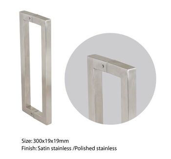 Square Door Pull 300mm | Worldwide Hardware Pty Ltd