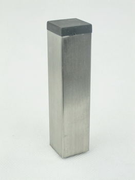 N117 Square Pole Door Stop 83mm Satin Stainless | Worldwide Hardware ...