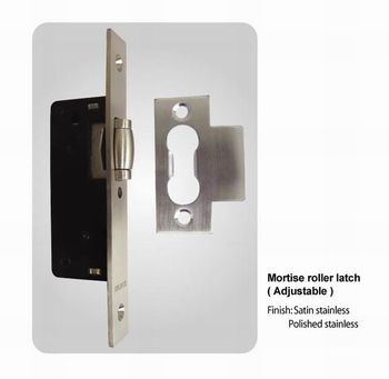 Mortise Roller Latch -Satin Stainless | Worldwide Hardware Pty Ltd