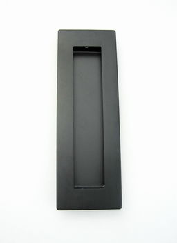 Flush Pull 150x50mm Matt Black | Worldwide Hardware Pty Ltd